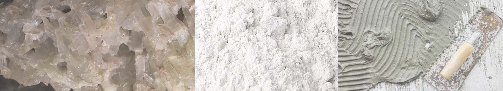 Lösungen für die Förderung von Gips